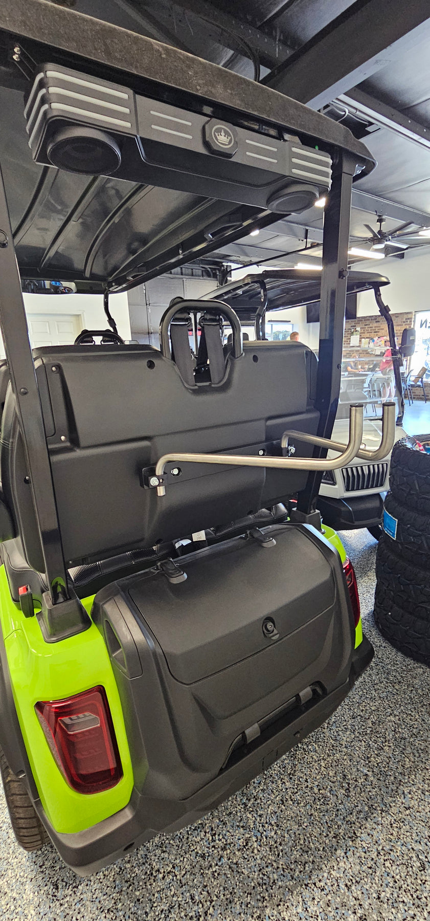 Evolution Retractable Chair Rack – Charger Racing Chassis LLC